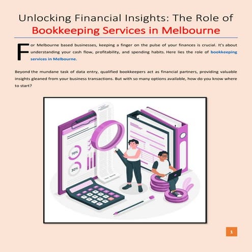 Unlocking Financial Insights The Role of Bookkeeping Services in ...