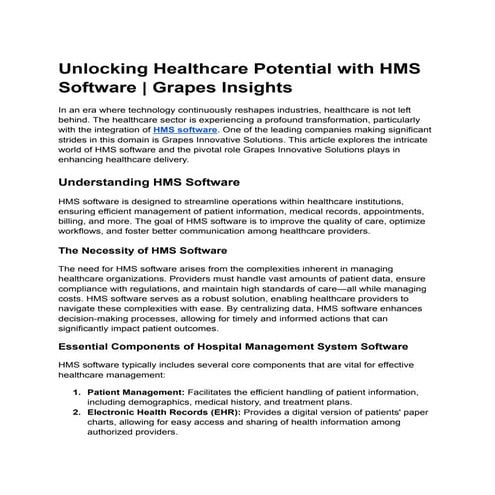 Unlocking Healthcare Potential with HMS Software _ Grapes Insights.pdf