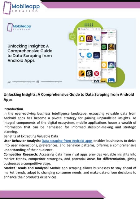 Unlocking Insights- A Comprehensive Guide to Data Scraping from Android ... Unlocking Insights- A Comprehensive Guide to Data Scraping from Android ...
