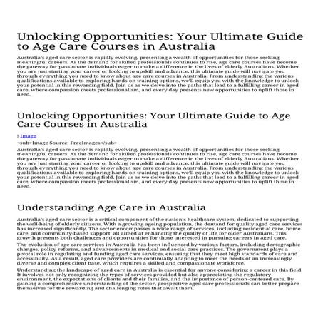 Unlocking Opportunities_ Your Ultimate Guide to Age Care Courses in ...