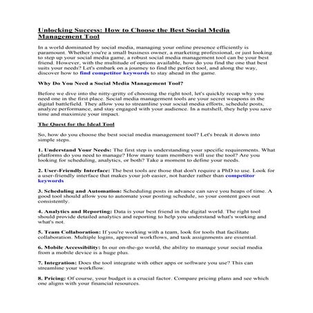 Unlocking Success Pdf