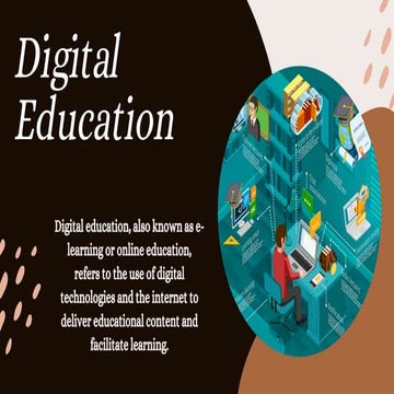 Unlocking the Future Embracing Digital Education | PPT