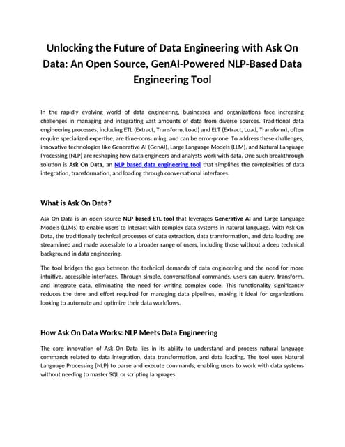 Streamlining Data Loading with Forms Data Loader (FDL) | PDF