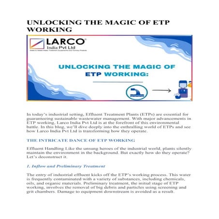UNLOCKING THE MAGIC OF ETP WORKING.pdf | Science