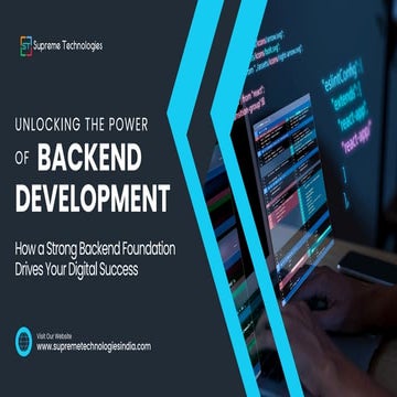 Unlock the Power of a Strong Backend Development: Your Path to Digital ...