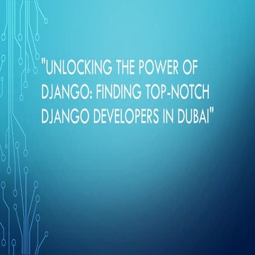 Unlocking The Power Of Djangopdf