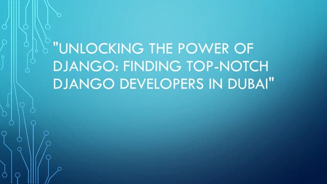 Unlocking The Power Of Djangopdf