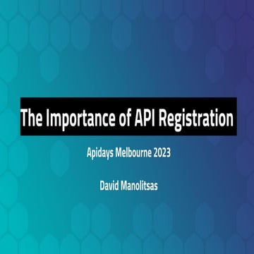 apidays Australia 2023 - Unlocking The Power: The Importance Of API ...