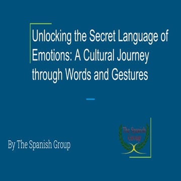Unlocking the Secret Language of Emotions: A Cultural Journey through ...
