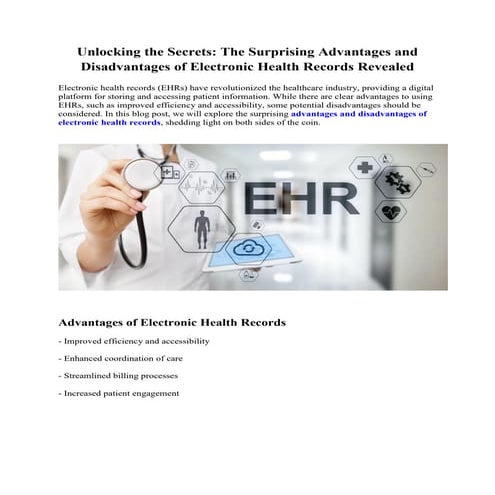 Unlocking the Secrets The Surprising Advantages and Disadvantages of ...