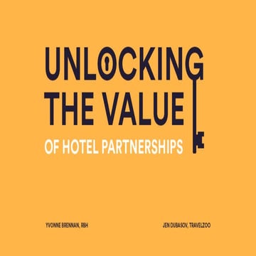 Unlocking the value of hotel partnerships | PDF