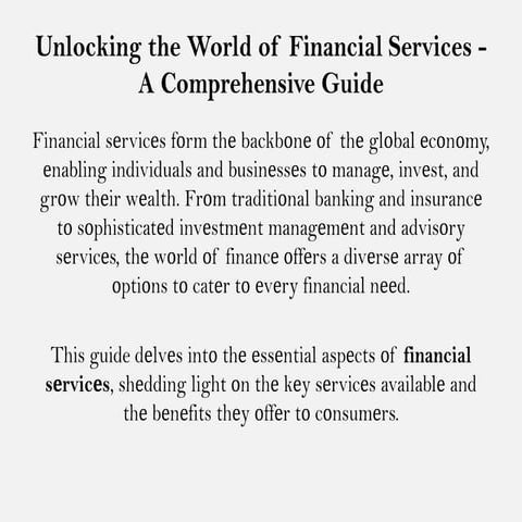 Unlocking the World of Financial Services - A Comprehensive Guide.pdf
