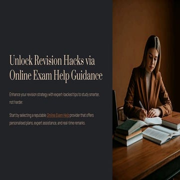 Unlock revision hacks via Online Exam Help guidance.pdf