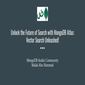 Unlock the Future of Search with MongoDB Atlas_ Vector Search Unleashed.pdf