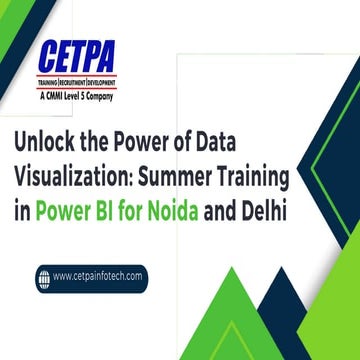 Unlock the Power of Data Visualization Summer Training in Power BI for ...