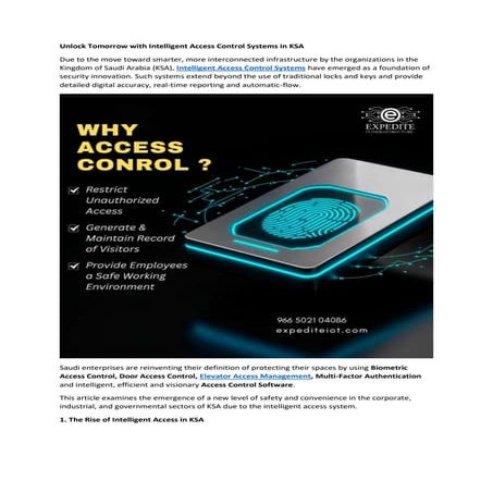 Unlock Tomorrow with Intelligent Access Control Systems in KSA.pdf