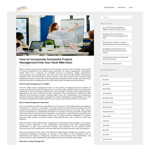 UNLOCK VALUE AND MAXIMIZE SYNERGY WITH M&A PROJECT MANAGEMENT!.pdf