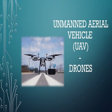 Unmanned Aerial Vehicle, types of drones , working of drones ...