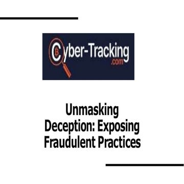 Unmasking Deception: Exposing Fraudulent Practices | PPT