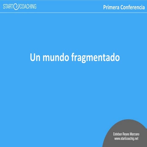 Un mundo fragmentado | PPTX