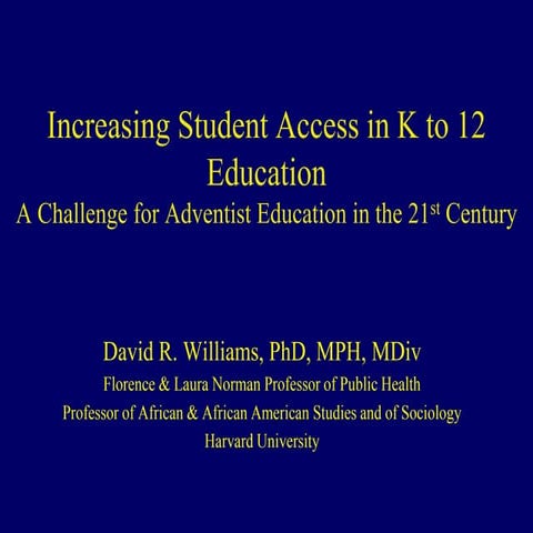 it is about how increasing student access | PPT
