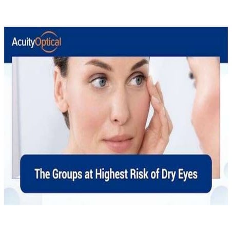 The Groups at Highest Risk of Dry Eyes | PPT
