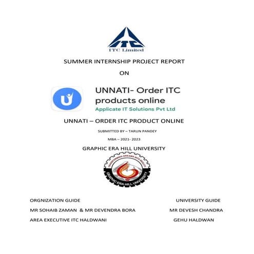 ITC Unnati sip report.docx