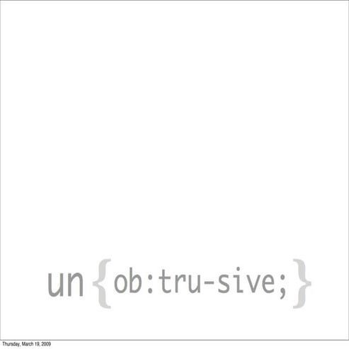 Unobtrusive Stylesheets | ZIP | Web Development | Internet