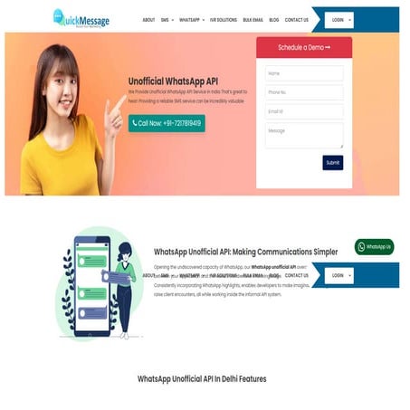 unofficial whatsapp api............................................................... | PDF