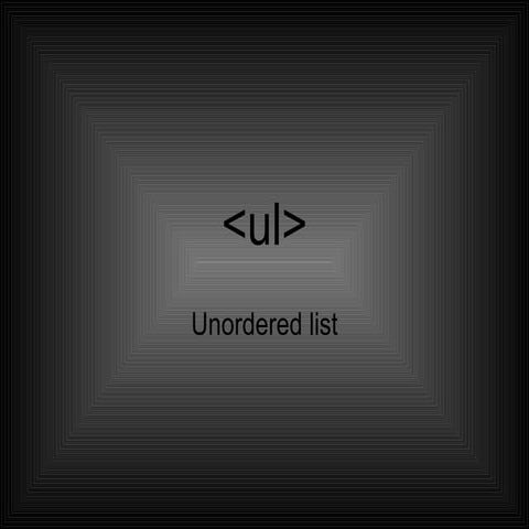 Unordered List Ppt