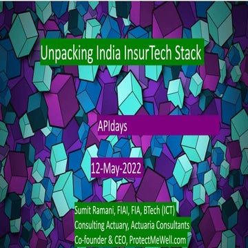 Unpacking India Insurtech Stack_12_May_2022 | PPT