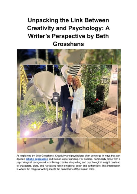 Dr. Beth Grosshans, Author and clinical child psychologist