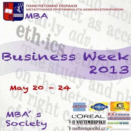 Business Week 2010 Poster | PDF