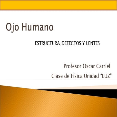 La física del ojo ii (2) (1) | PPTX