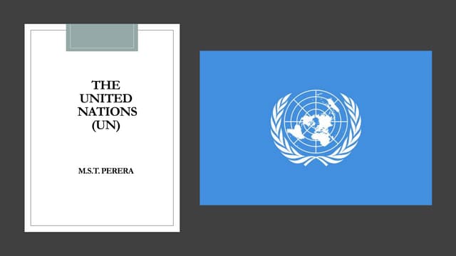 The United Nation Introduction and Info.ppt