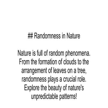Randomness in Art | PPT