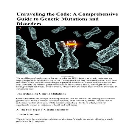 Exploring 10 Unusual Genetic Mutations in Humans | The Lifesciences ...