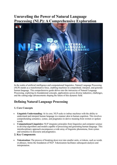 Jawaharlal Nehru Technological University Natural Language Processing ...