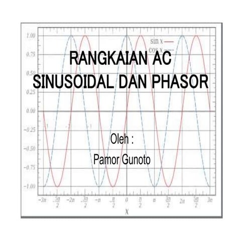 Phasor dan Sinusoidal (Rangkaian AC) | PPTX