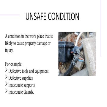 Unsafe act and unsafe condition ppt .pptx