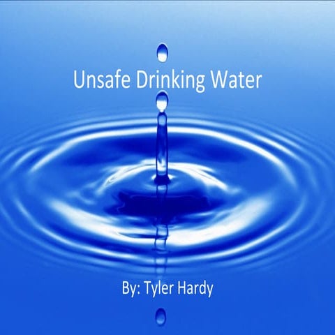 Unsafe drinking water | PPS