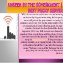 Unseen by the government | Best Proxy Server