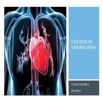 case study on Unstable angina | PDF