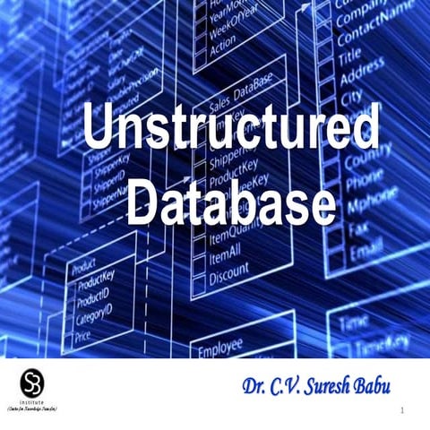 Unstrcutred databases | PPT