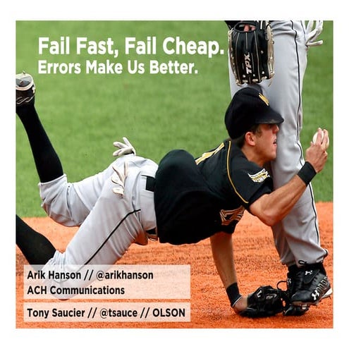 Fail Fast, Fail Cheap: How Errors Make Us Better | PPT