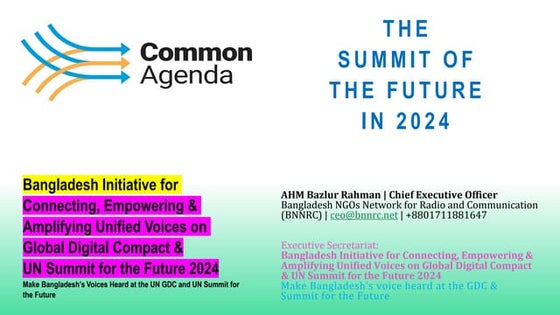 UN Summit of the Future 2924 | PPTX | Civic affairs | Politics