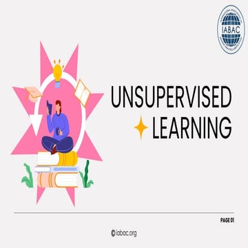 Unsupervised Learning | IABAC Certification | PPT