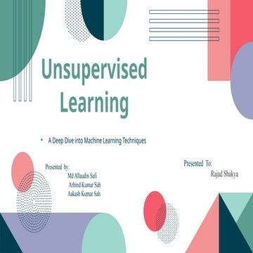 Unsupervised Learning and k means (1).pptx