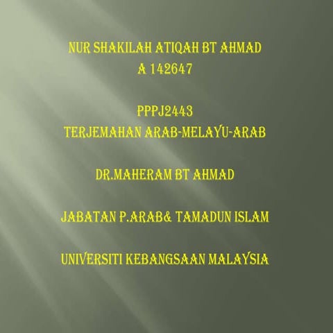Unsur unsur bahasa yang berbeza antara satu bahasa dengan bahasa lain ...