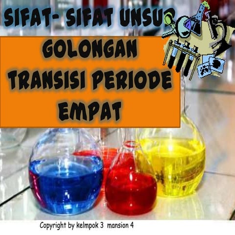 Unsur transisi kimia | PPT